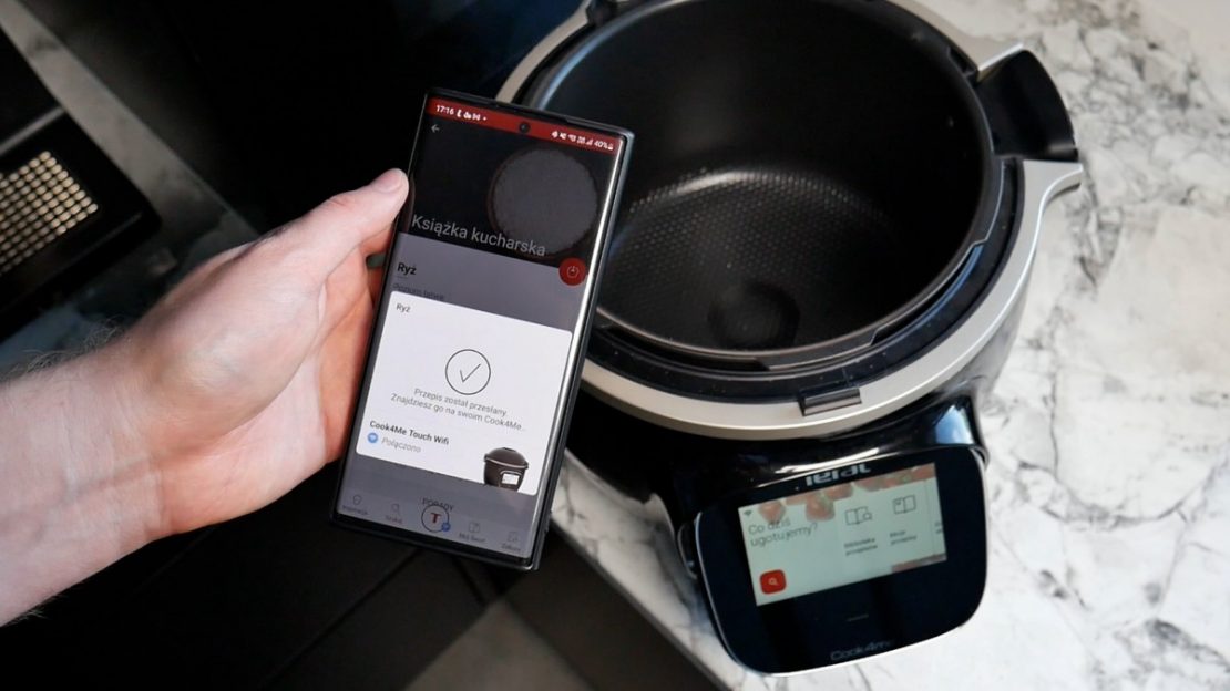 Recenzja multicookera Tefal Cook4me Touch Wi-Fi z nakładką do ...